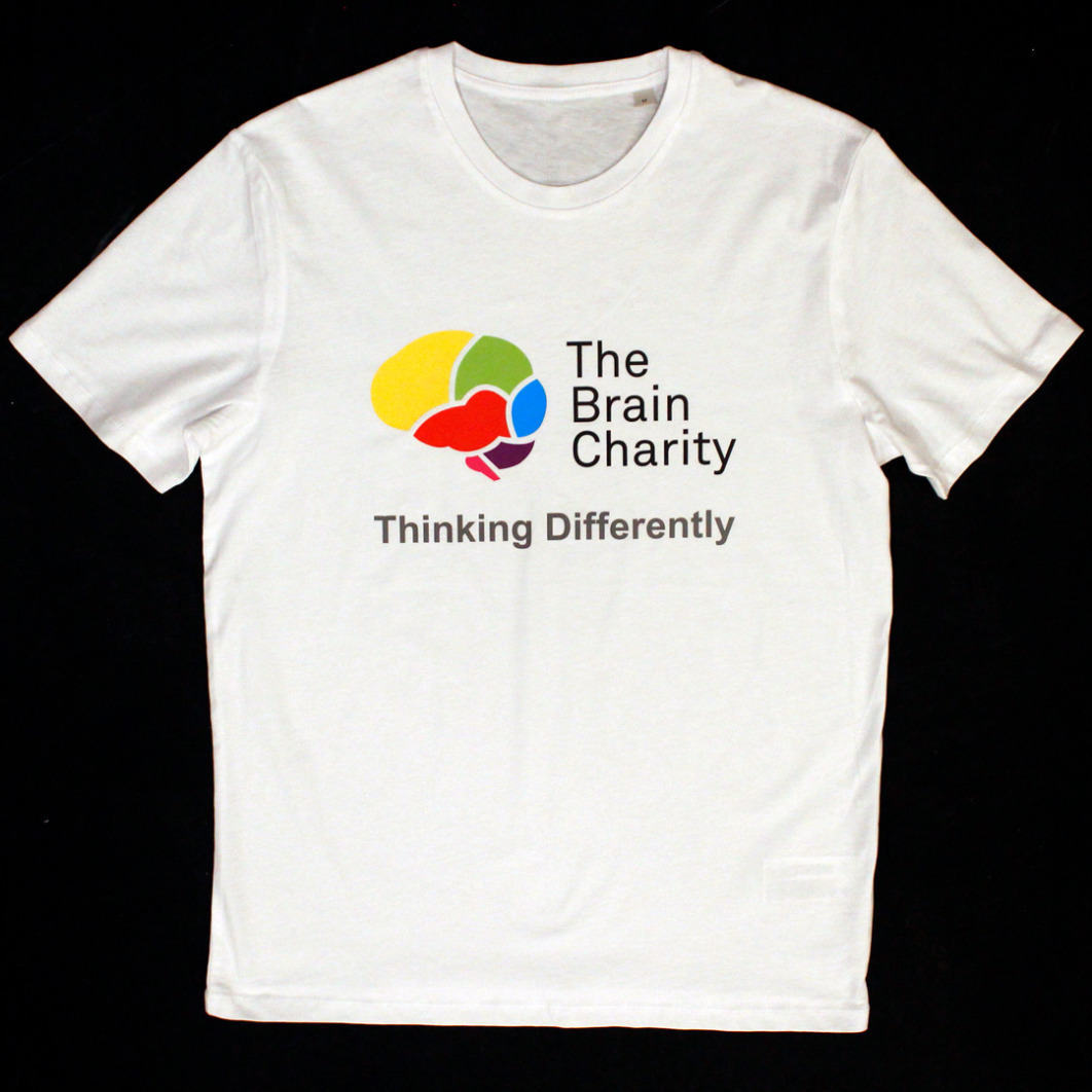 White T-shirt with logo - Support for neurological conditions | The ...