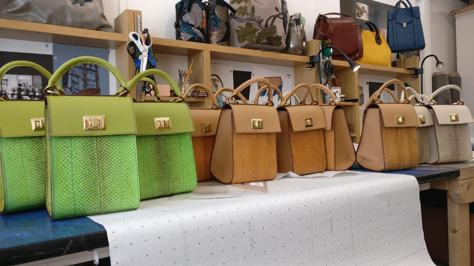 Dyspraxic handbag designer says disability inspires her ideas