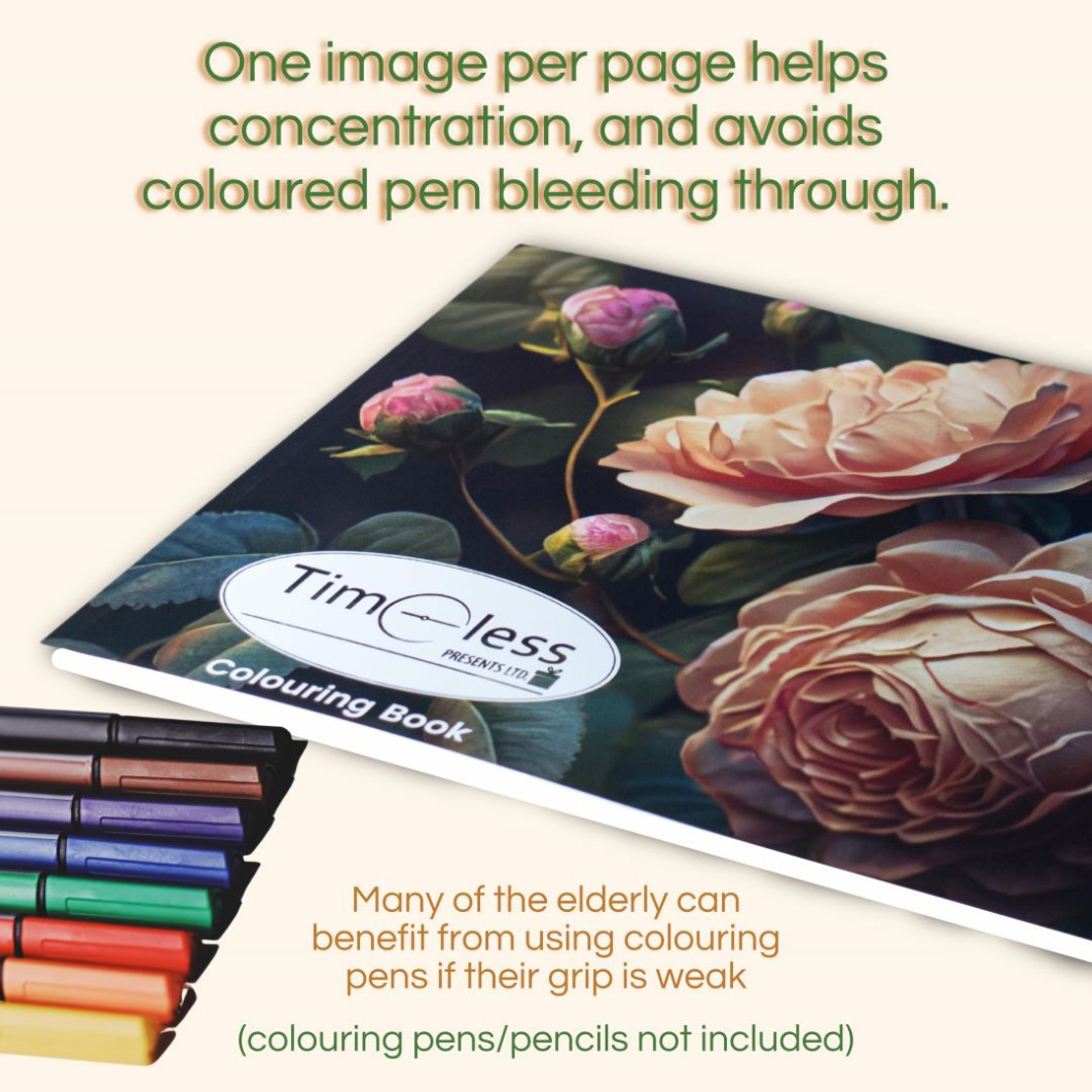 Dementia-friendly colouring book - Support for neurological conditions ...