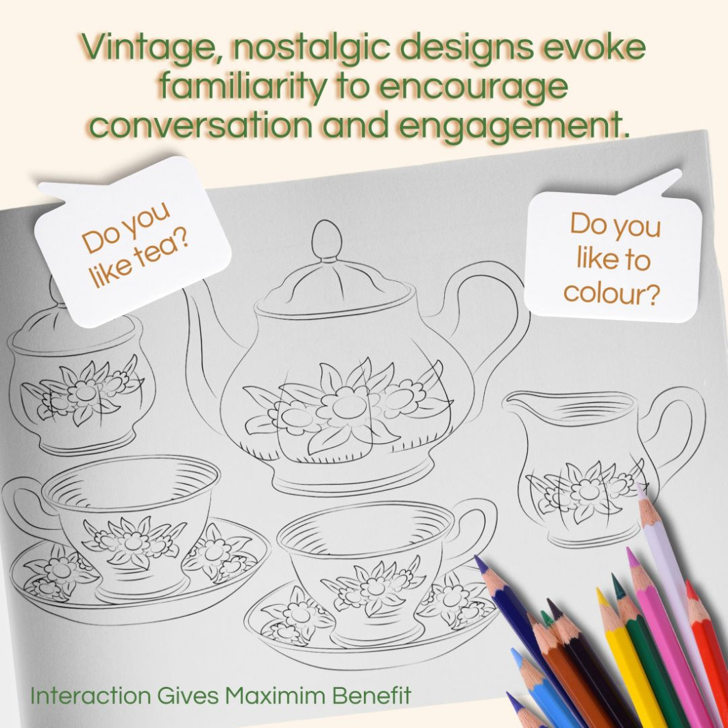 Dementia-friendly colouring book - Support for neurological conditions ...